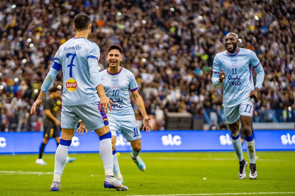 PSG ya Messi yatsinze ‘Riyadh All Star’ iyobowe na Christiano Ronaldo ...