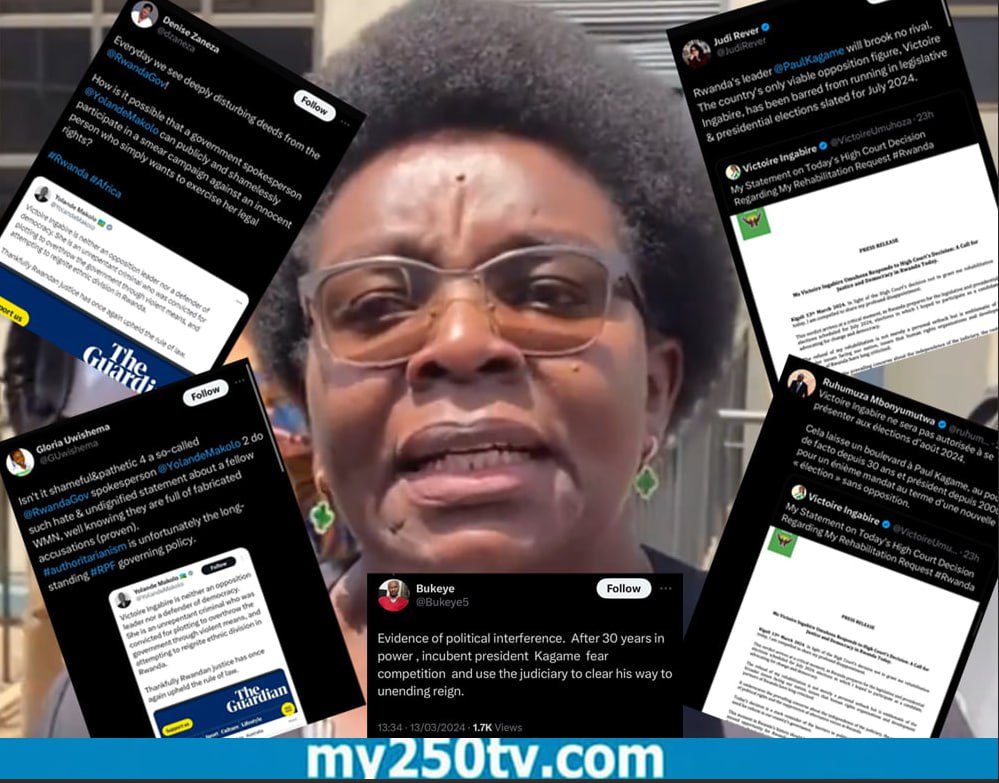 Abari bategereje Ingabire Victoire “nk’umucunguzi” wabo basubize amerwe ...